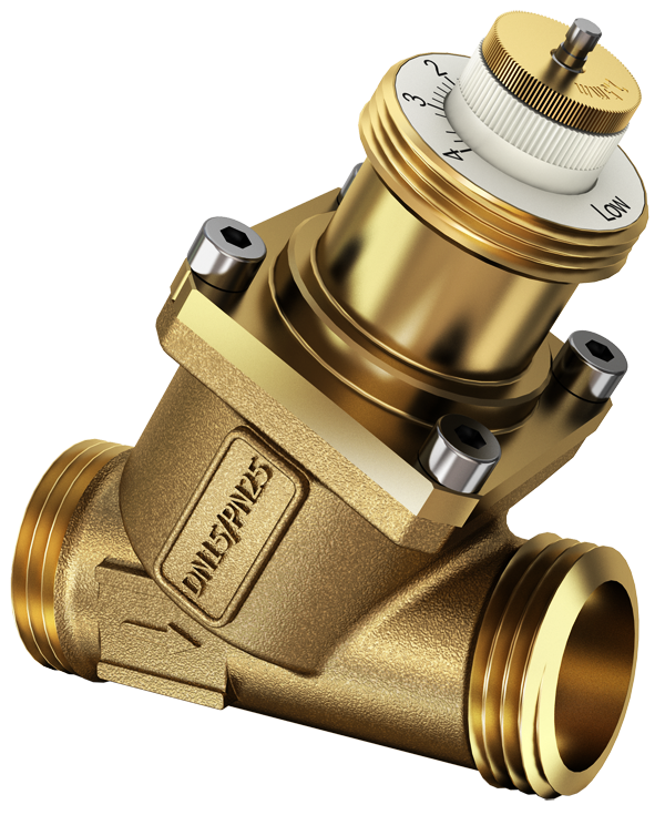 Vanne de régulation 2 voies pour l'équilibrage hydraulique dynamique ...